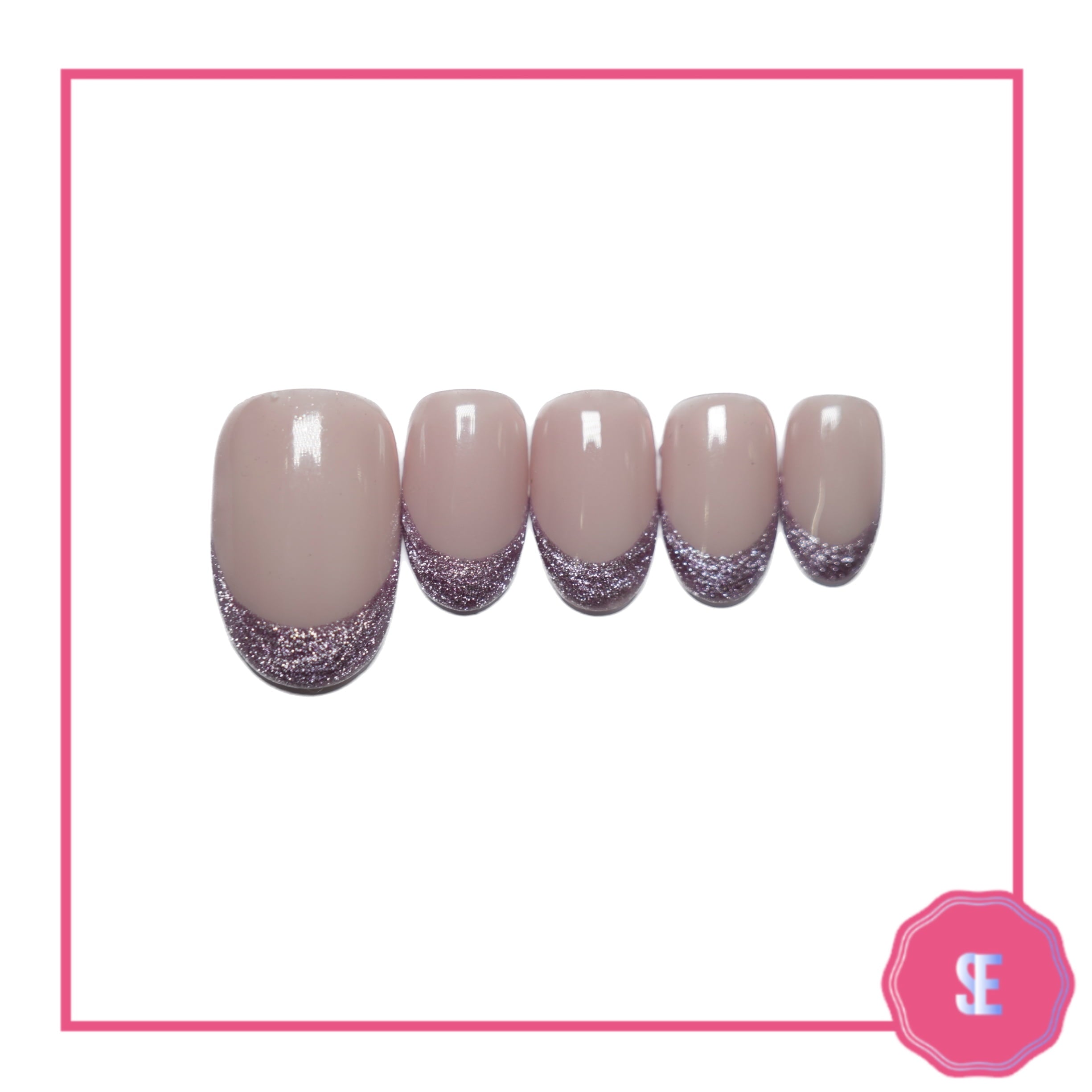 French Tip Nails, Modern Style Press-On Nails by SOEZI